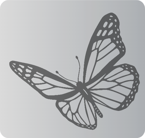 Monarch Butterfly Buckle Face by Ranko Maric | six4CNC